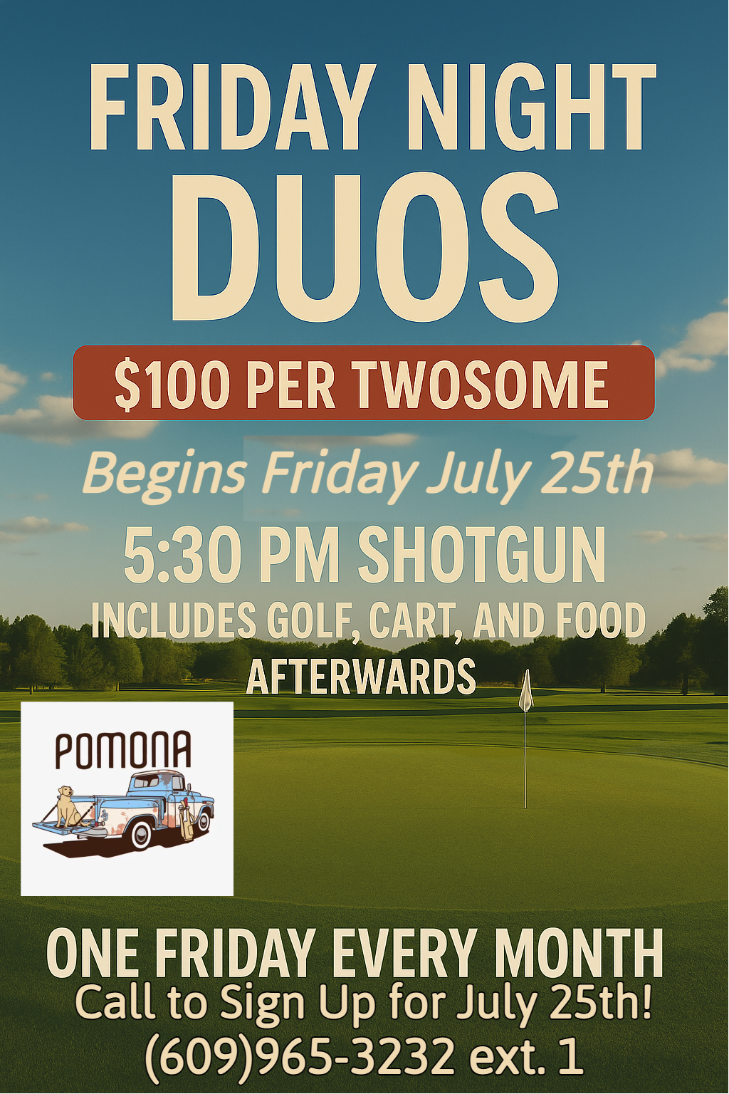 Friday Night Duos - Pomona Golf