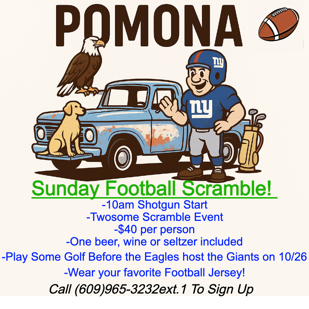 Sunday Football Scramble! - Pomona Golf